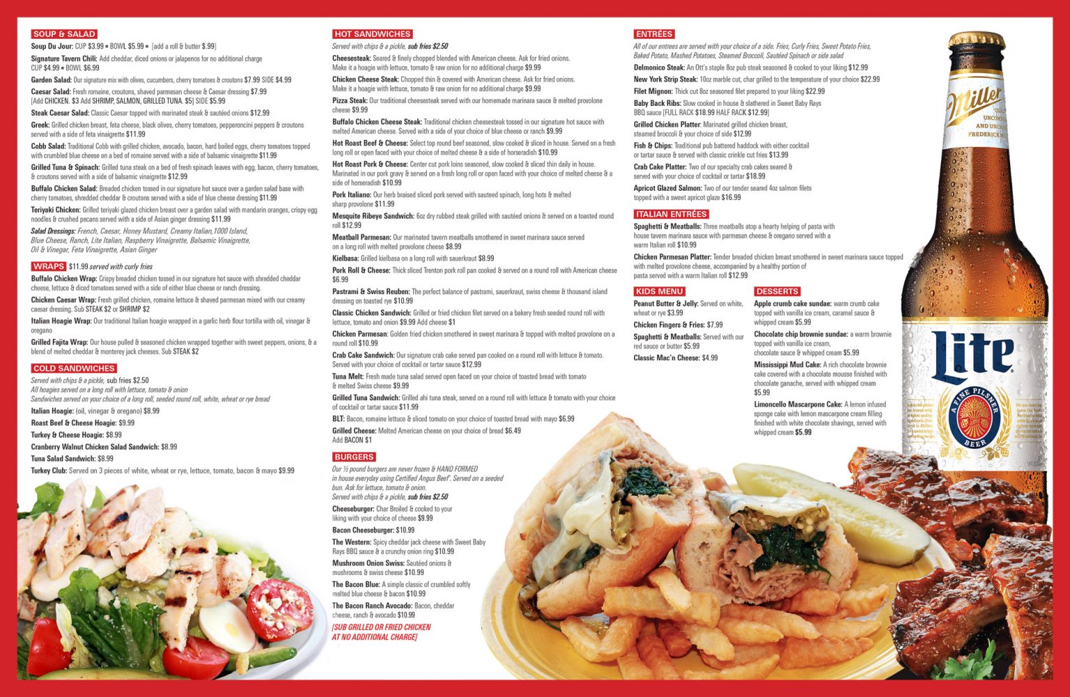 Otts » Our Menu